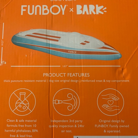 Funboy LLC | Dog | Funboy Bark Yacht Dog Float 63 X 27 | Poshmark